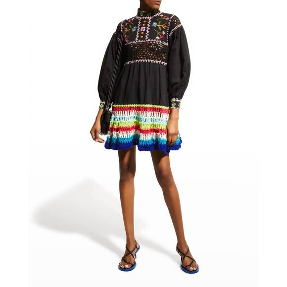 Celia B | Dresses | New Celia B Scarlet Floral Embroidered Dress In ...